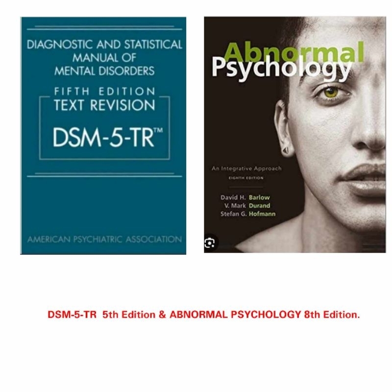 Dsm-5-TR /Abnormal Psychology 8th Edition Bundle | Shopee Philippines