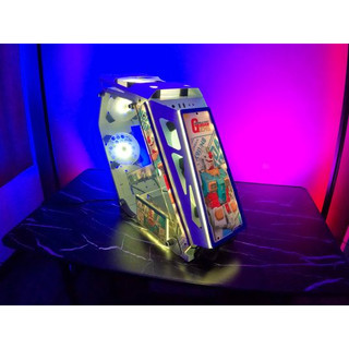 Gaming Cyborg GUNDAM Case Metalic case with 6pcs RGB Cooling fan Case ...