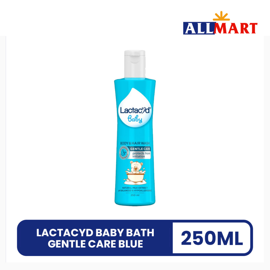 Lactacyd Baby Bath Gentle Care Blue 250ml | Shopee Philippines