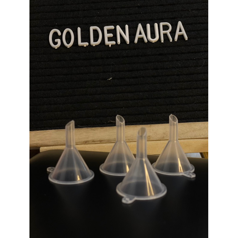 (10PCS) MINI CLEAR PLASTIC FUNNEL (EMBUDO)/NARROW NECK PERFUME FUNNEL ...