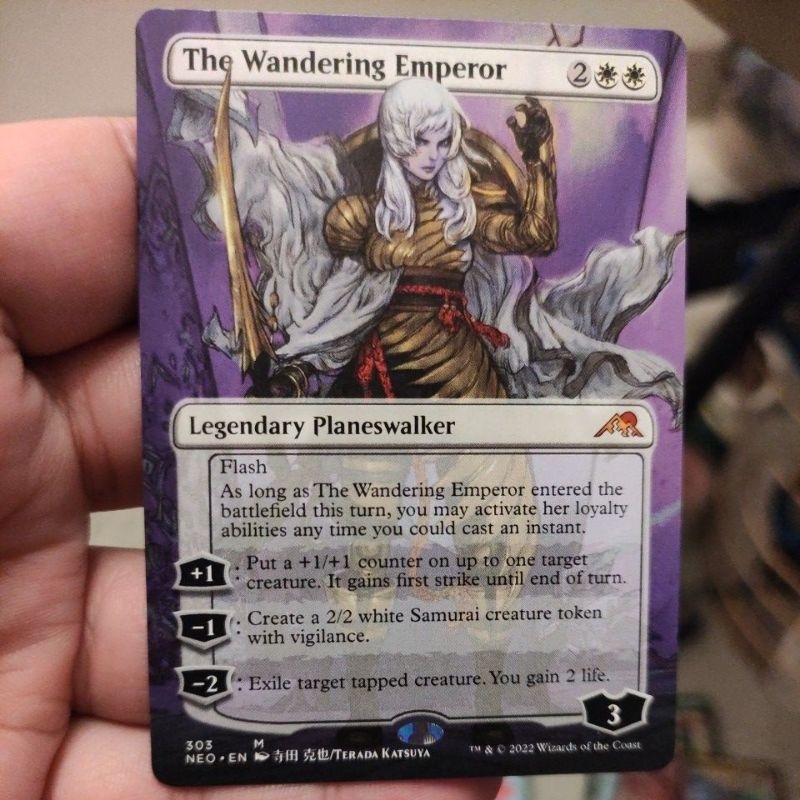 MTG The Wandering Emperor NM Showcase | Shopee Philippines