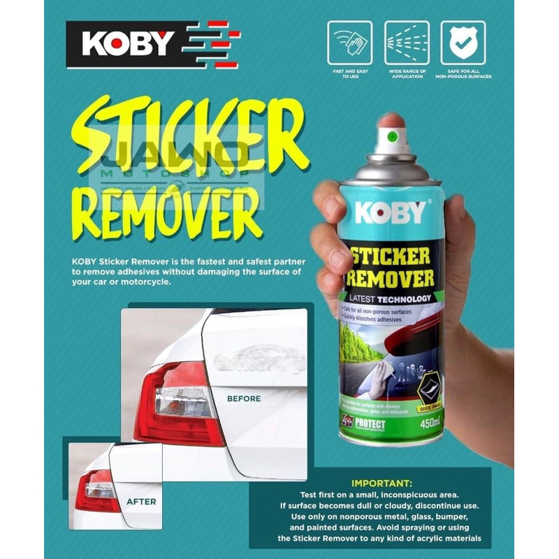 KOBY STICKER REMOVER SPRAY | Shopee Philippines