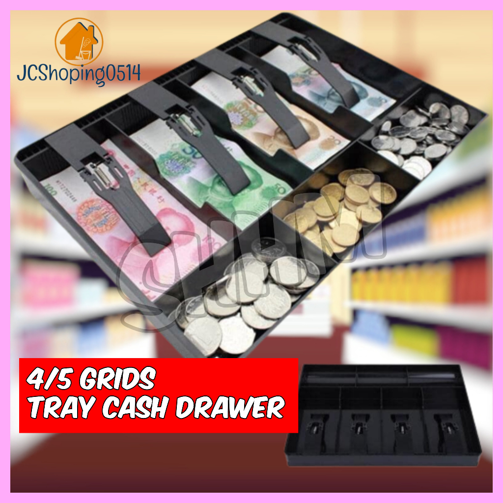 shhm Money Cash Coin Register Insert Tray Cashier Drawer Box | Shopee ...