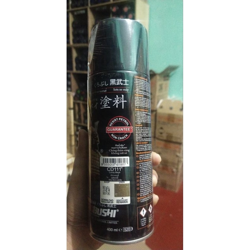 CD111 Candy Black Samurai Paint | Shopee Philippines