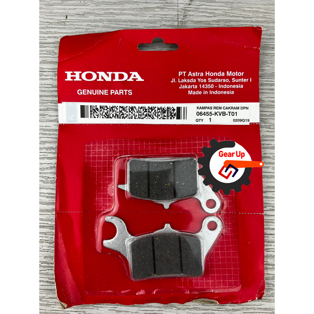 KVB KVY FRONT Brake pad for Honda Beat Carb FI V1 V2 Scoopy Airblade ...
