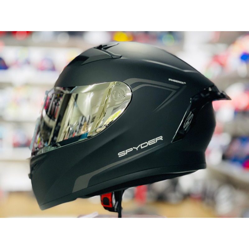Spyder Phoenix+ V2 Full-face Single Visor Helmet w/ FREE CLEAR VISOR ...
