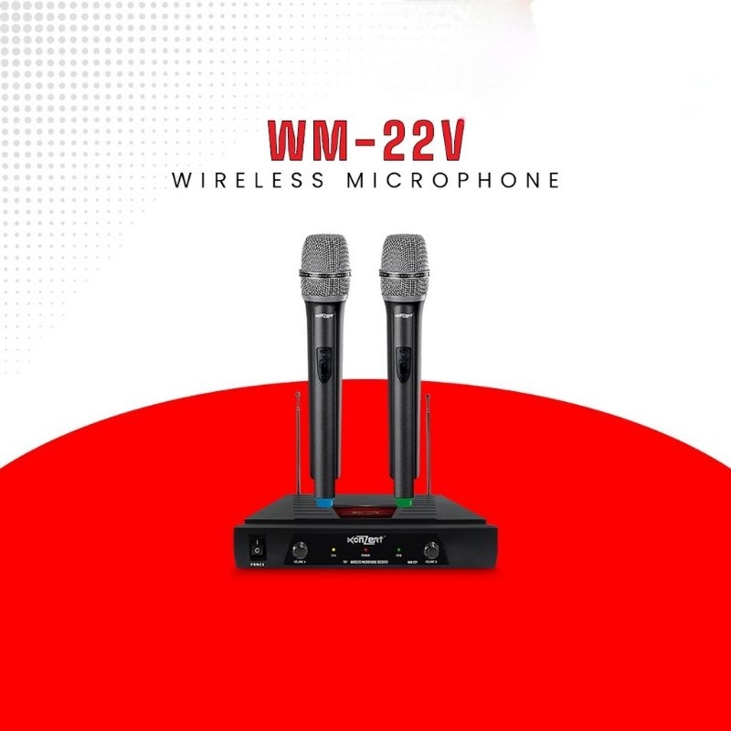 Konzert WM-22V VHF Wireless Mic Original | Shopee Philippines