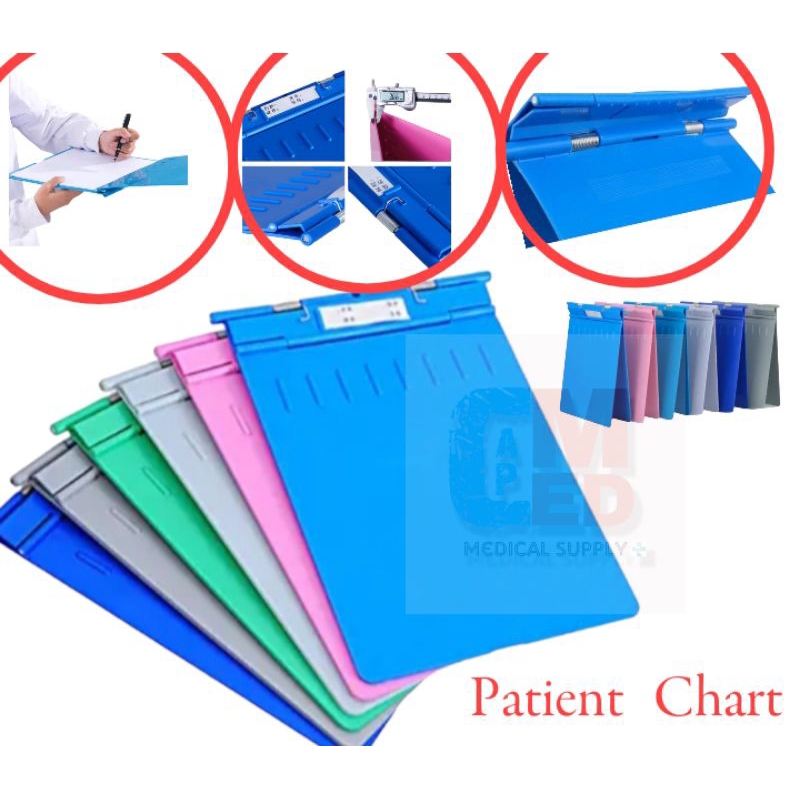 Patient Chart Holder-Nurse Clipboard plastic short(11x9) | Shopee ...