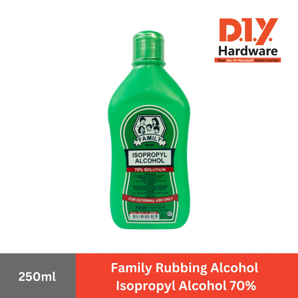 Family Rubbing Alcohol Isopropyl Alcohol 70% 250ml | Shopee Philippines