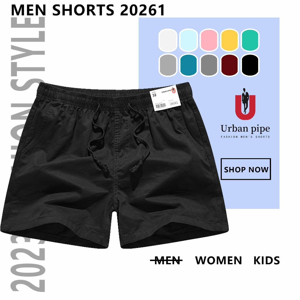 URBAN PiPe Casual Mens Shorts Board Pure Plain Casual Outfit Beach ...