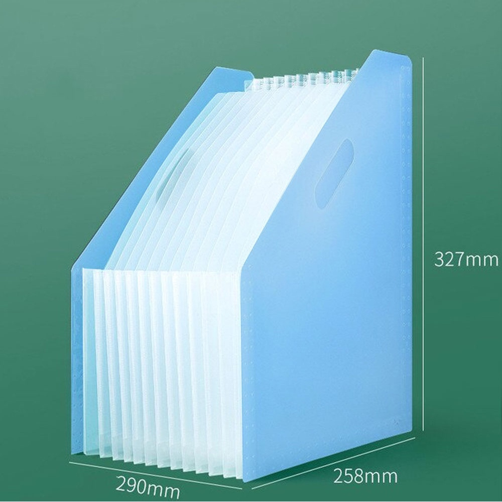 A4 Standing Slanted Expandable File Holder Organizer 13 Pocket | Shopee ...