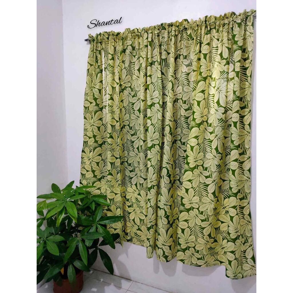 Geena Sheering Curtain Shental Design Sold Per Piece | Shopee Philippines