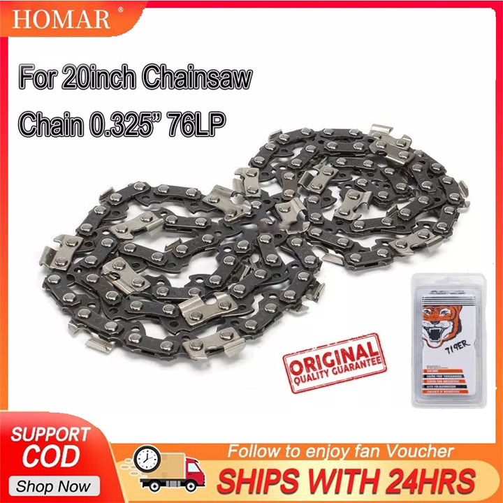 【COD】Saw Chain 20/22 inch Saw Chain Blade 0.325"LP Pitch 0.058 Gauge ...