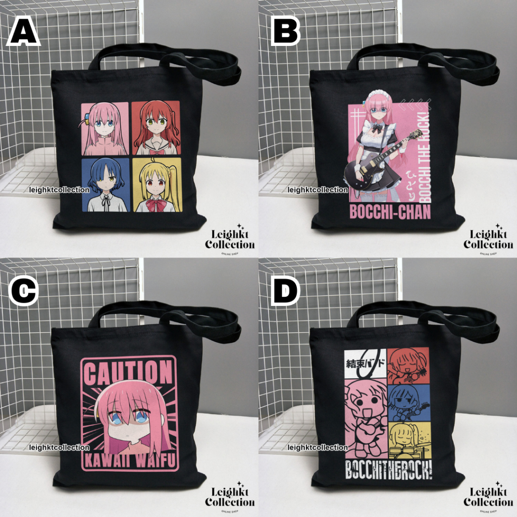 Leighkt | Bocchi the Rock! Hitori Gotoh Anime Tote Bag 1 | Shopee ...