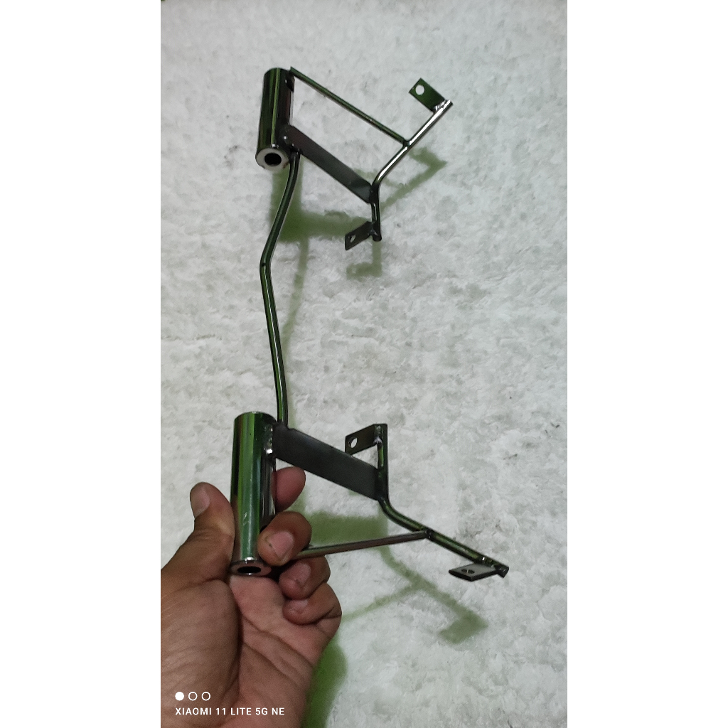 Nmax v2 Mini driving light bracket, Stainless 304 bracket Nmax v2 ...