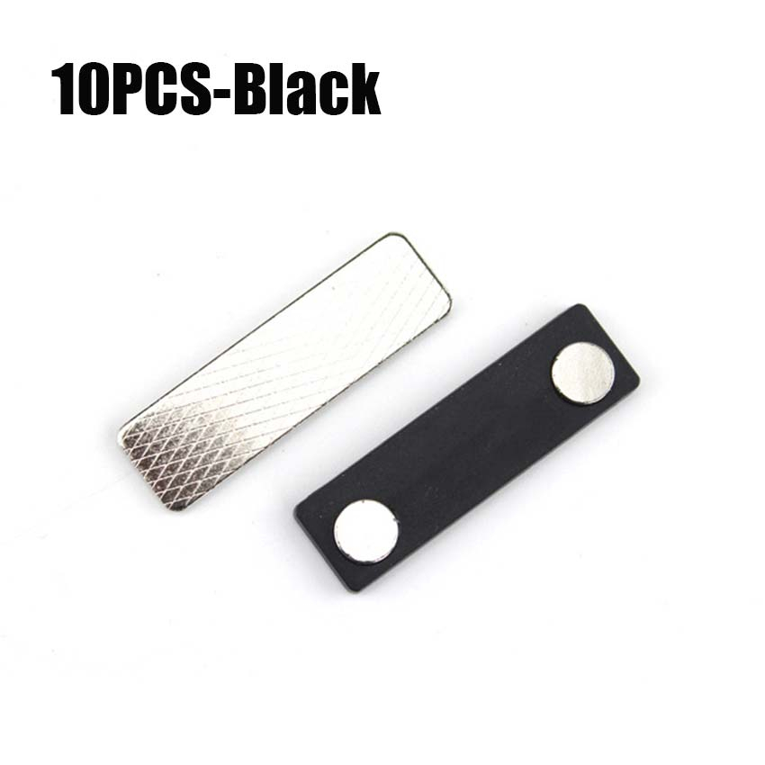 10PCS Strong Magnetic Name Tag Badge Metal Fastener for ID Card Holder ...