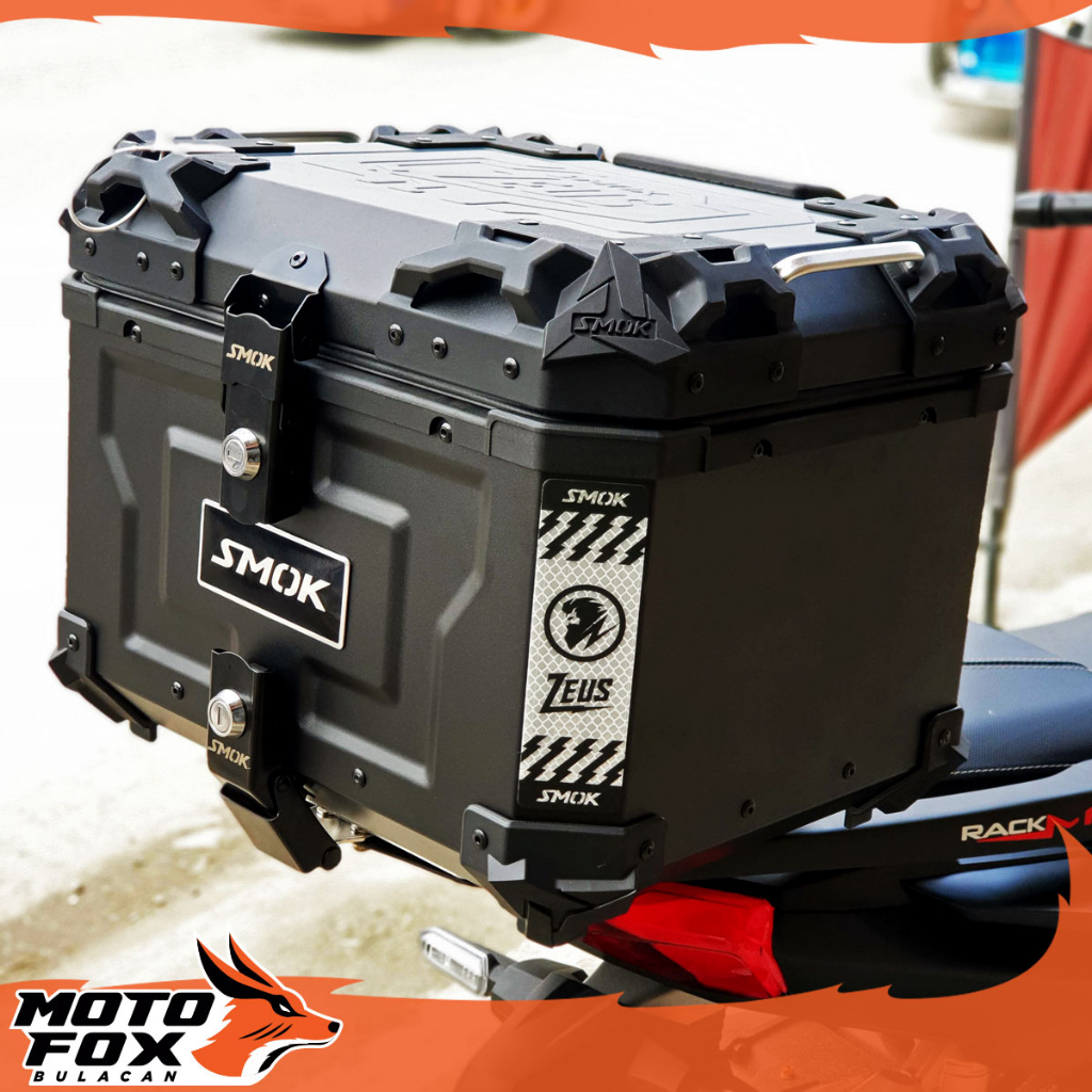 SMOK Zeus V2 45L Alloy Topbox Motorcycle w/ Back Rest | Shopee Philippines