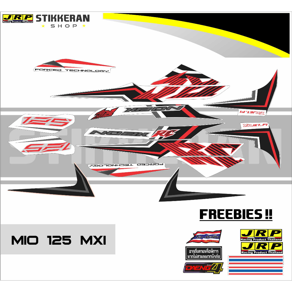 MIO MXI 125 RC THAILAND STOCK DECAL | Shopee Philippines