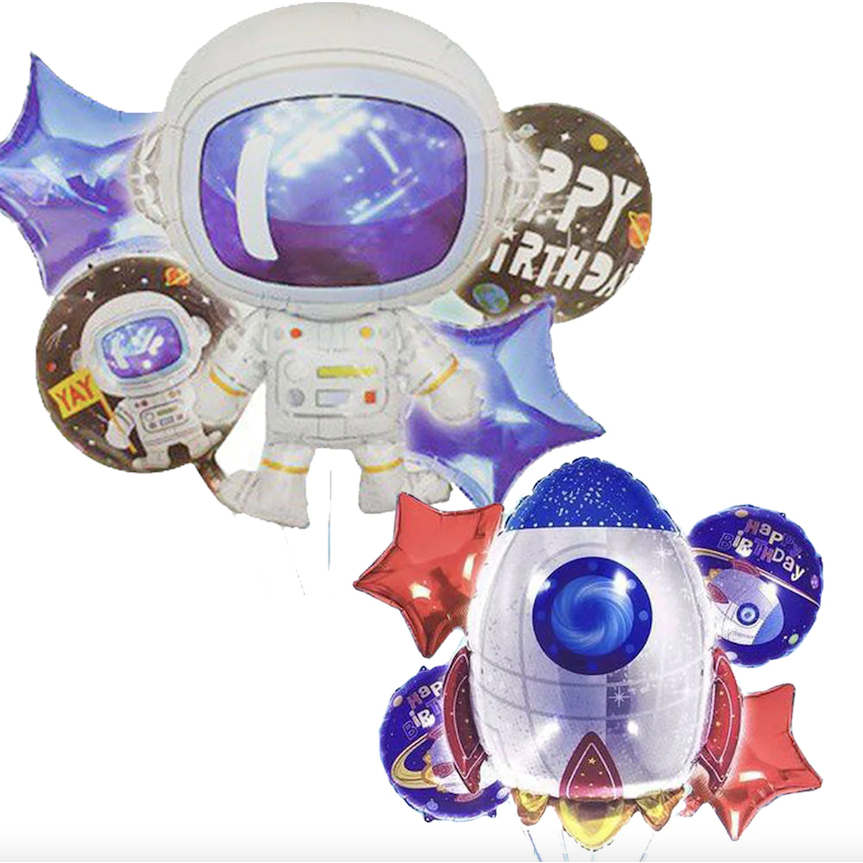 Outer Space, Astronaut, Rocketship Balloon Set | Shopee Philippines