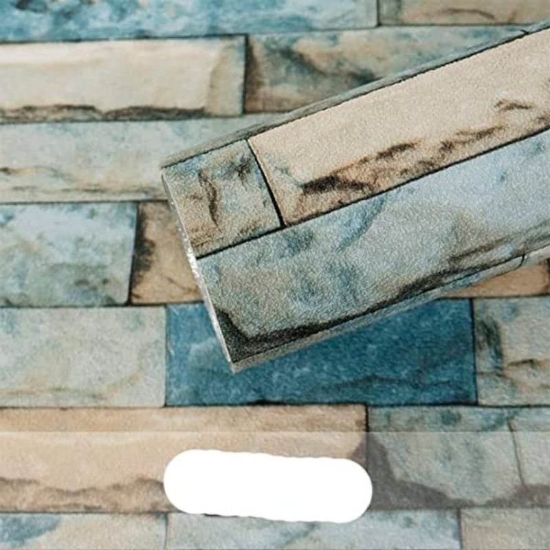 Aceking Wallpaper Foam Flax Linen Insulation Type Wallpaper PVC Self ...