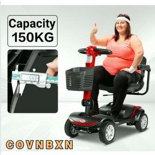 COVNBXN Mobility scooter, Detachable battery scooter4 wheels battery ...