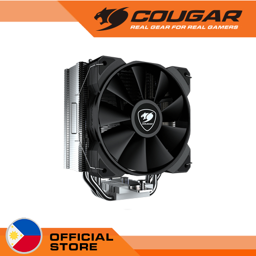 COUGAR FORZA 50 ESSENTIAL SINGLE TOWER AIR CPU COOLER W/1*FAN /4-HEAT ...