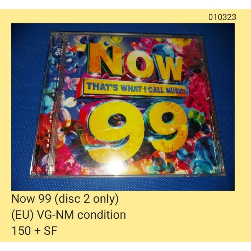 (unsealed) Now 99 disc 2 only CD | Shopee Philippines