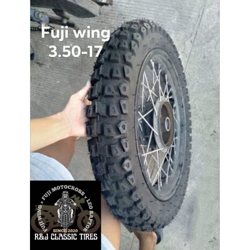 3.50-17 FUJI WING Dual Sport for Cafe Racer, Scrambler, Enduro | Shopee ...