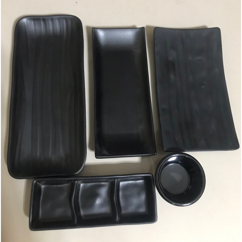 Melawares Plain Black Sauce Dish/TeriyakiDish | Shopee Philippines