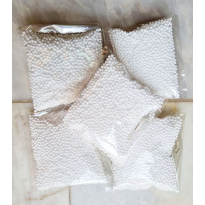 Styro Foam Beads Foam Balls Chips for Foam Slime DIY Crafts (5Packs ...