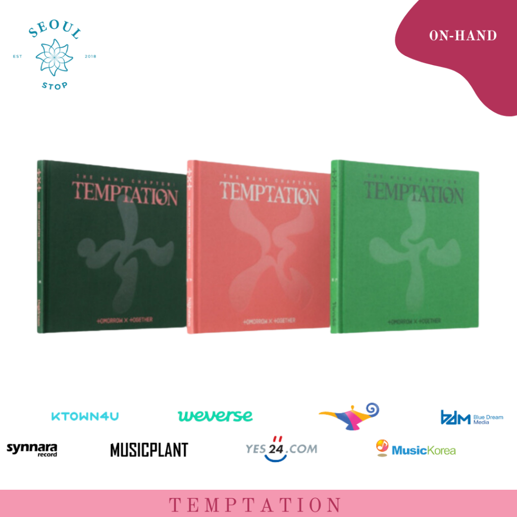 TXT TOMORROW X TOGETHER The Name Chapter TEMPTATION ALBUM ONHAND ...
