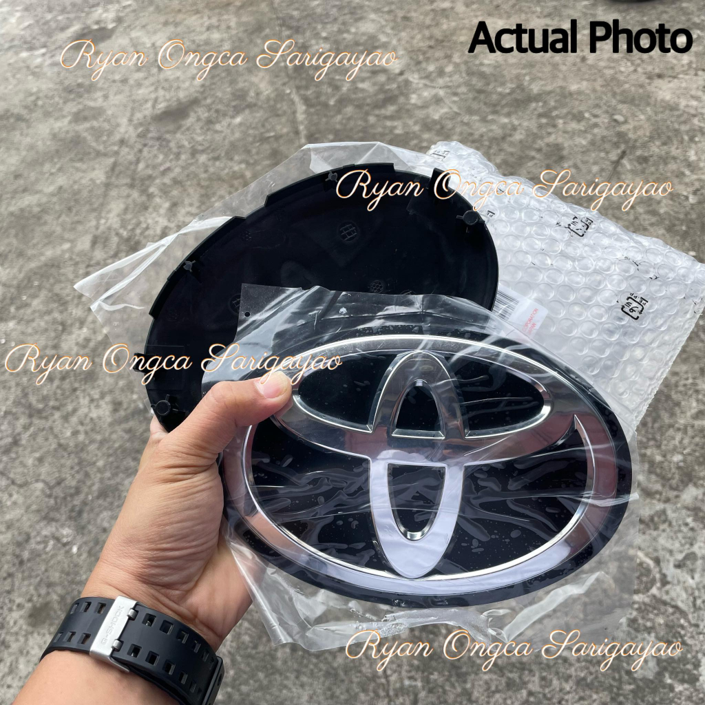 new toyota logo glass mirror emblem hilux fortuner 2016 2017 2018 2019 ...