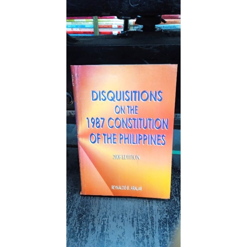 Disquisition on the 1987 Constitution of the Philippines | Shopee ...