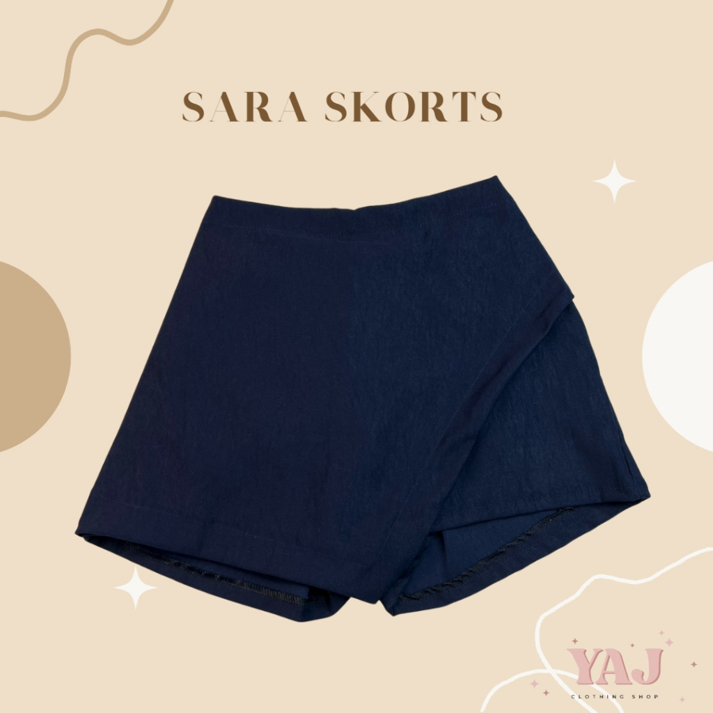 YAJ Sara Simple Skorts. Korean-Inspired Style | Shopee Philippines