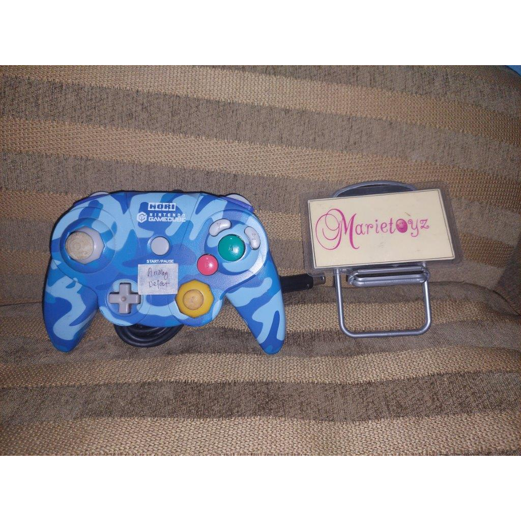 Official Gamecube Controller Blue Camo by Hori (with Issues, regarded ...