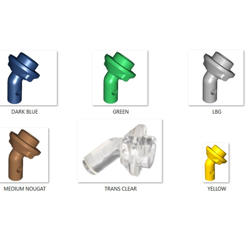 LEGO Part: Bar 1L with Angled Hollow Stud (sold per piece) | Shopee ...