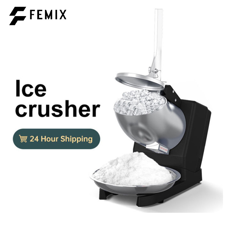 FEMIX Ice Crusher Machine Ice Crasher Machine Ice Crusher Electric Ice ...