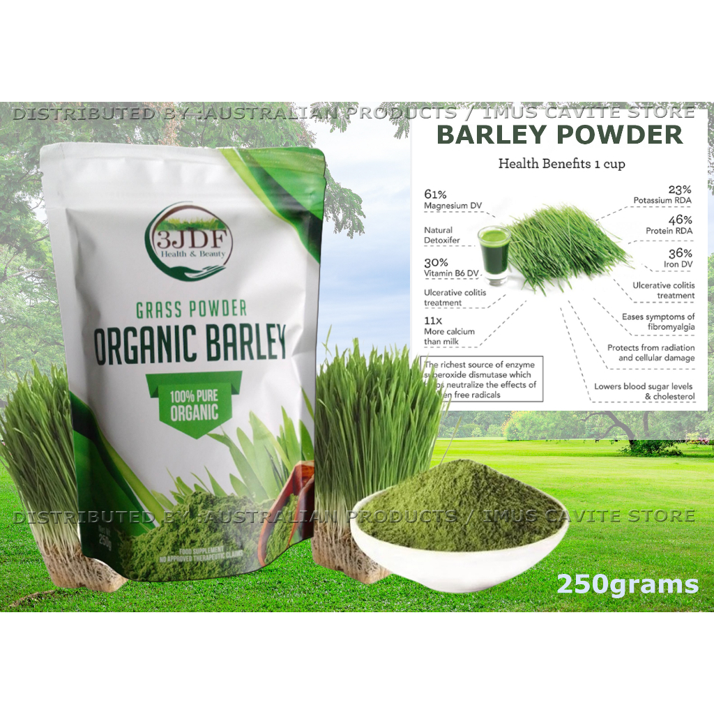 ORGANIC BARLEY Powder 250 grams 100% healthyGreens | Shopee Philippines