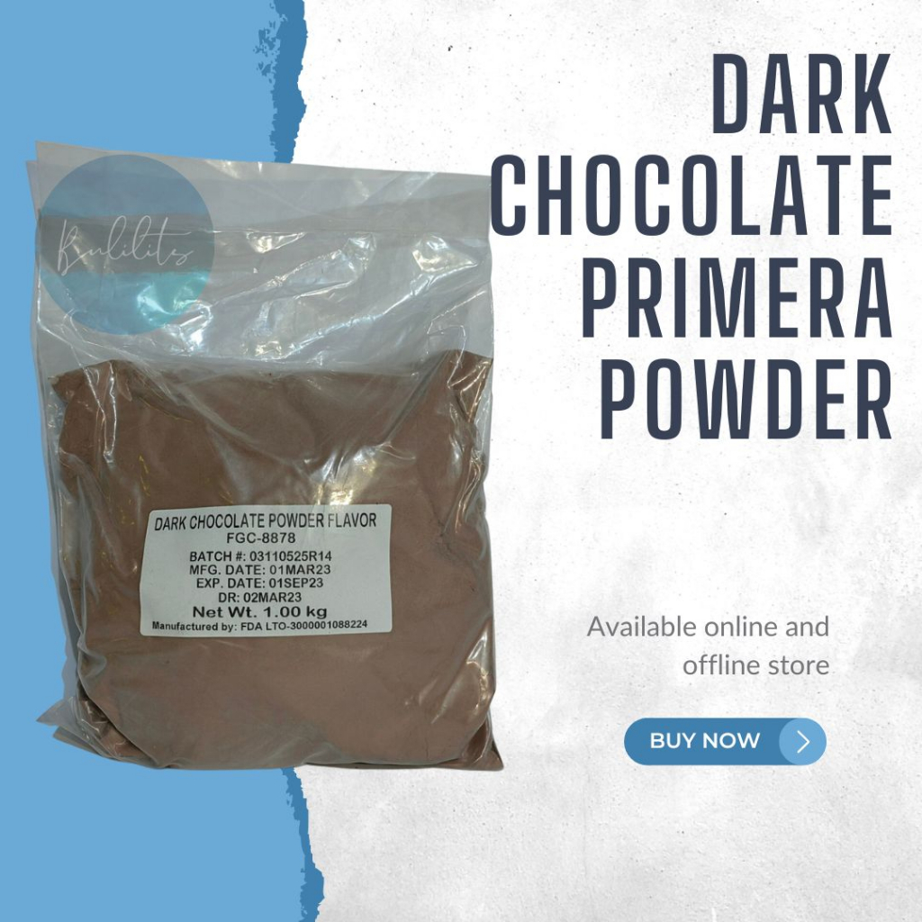 Primera Dark Chocolate choco Premium Powder Flavor 1kg for Milktea ...