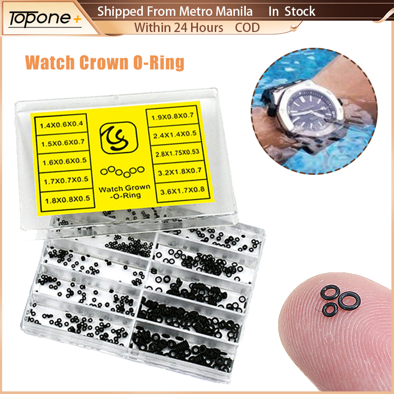 500pcs Mini Rubber Washer O-Ring Waterproof Watch Crown Gasket for ...
