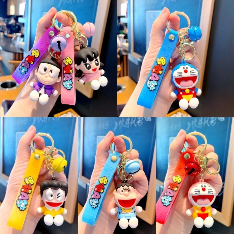 Doraemon Character Keychain Nobita Shizuka Suneyo Damulag Dorami ...