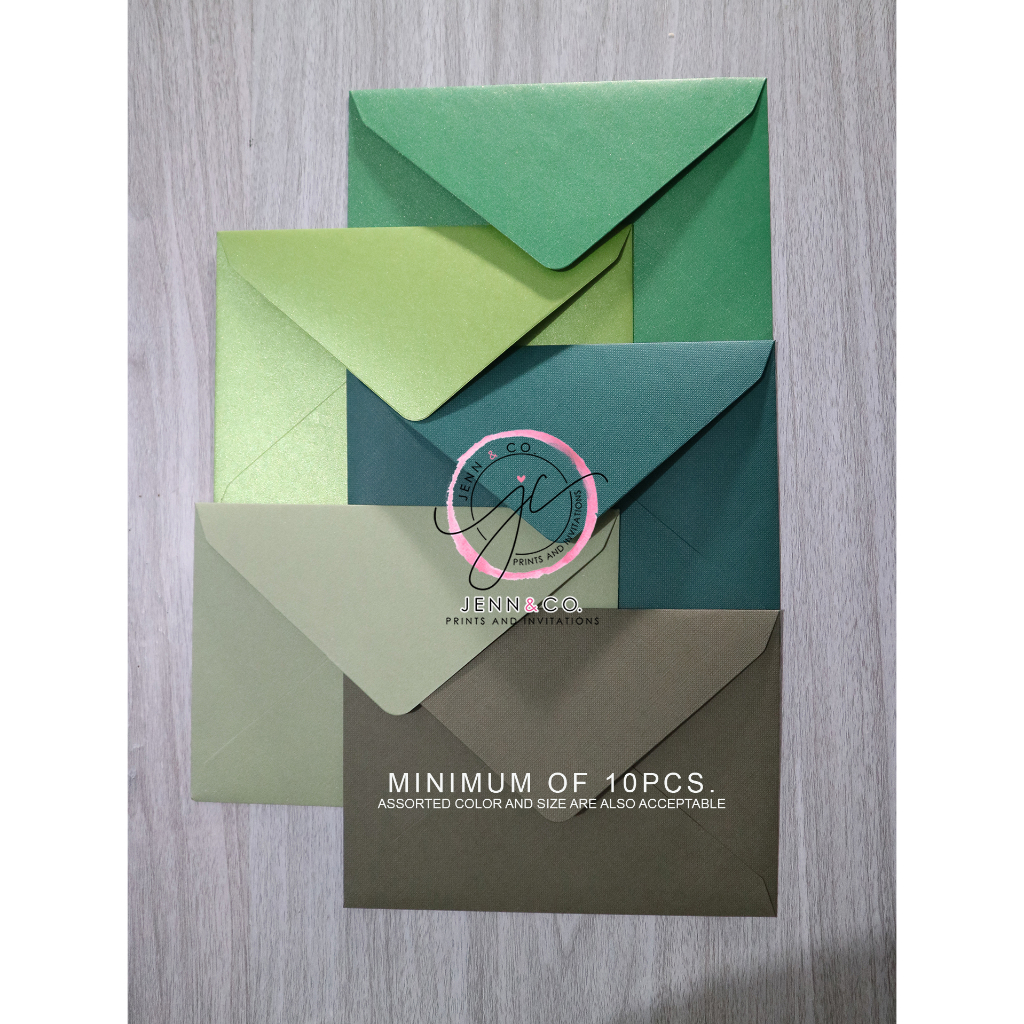 Assorted Colors Envelope for wedding invitations and birthdays 5R 5x7 ...