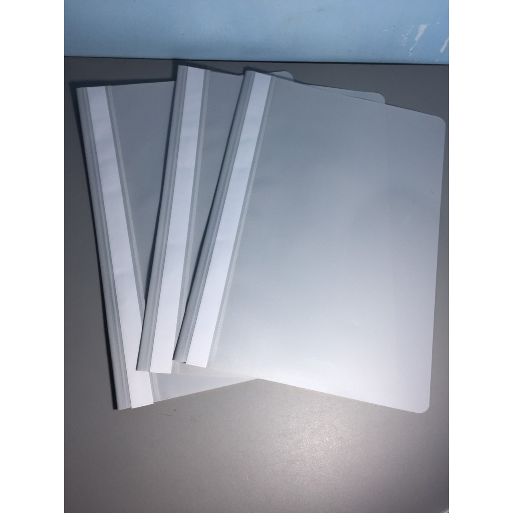 Gray and White Short Plastic Folder 3 Pcs | Shopee Philippines