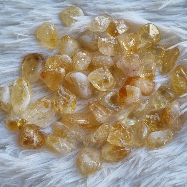 Citrine Tumbled Stone - Citrine Healing Crystal - Merchant's Stone ...