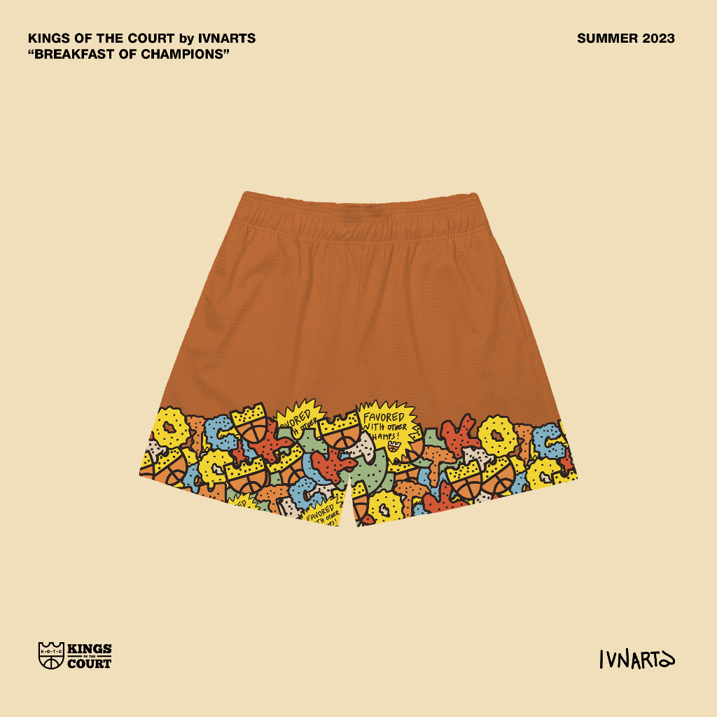 KOTC "Breakfast of Champions" Swingman Mesh Shorts in Heavyweight ...