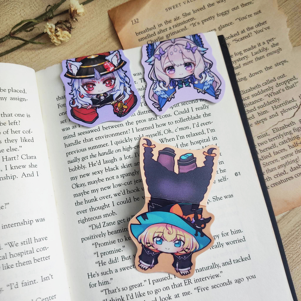 ETHYRIA Nijisanji EN Vtuber-inspired Chibi Magnetic Bookmarks | Millie ...