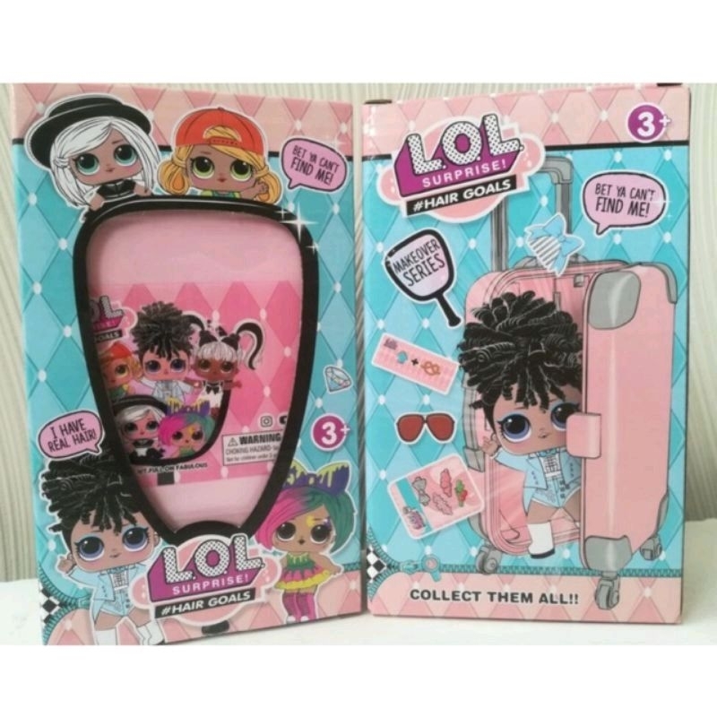 LOL Trolley Luggage Toys with Doll Inside for Kids Girls | Shopee ...