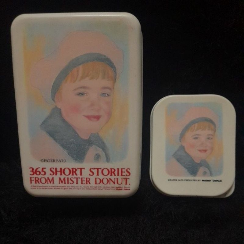 mister donut pater sato 365 short stories storage box / mini container ...