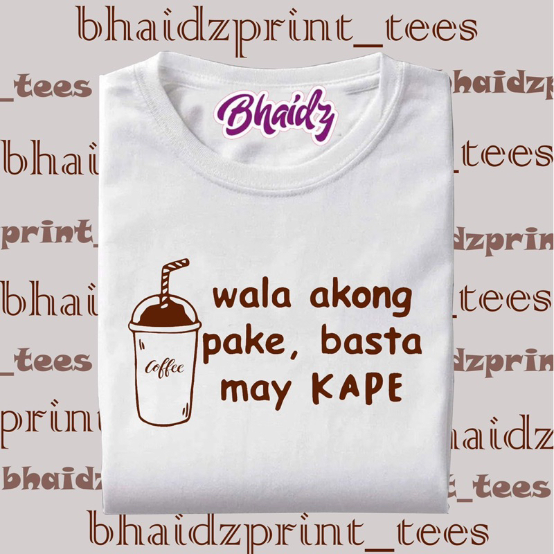 KAPE STATEMENT AESTHETIC TSHIRT DESIGNS FOR ADULT UNISEX | Shopee ...
