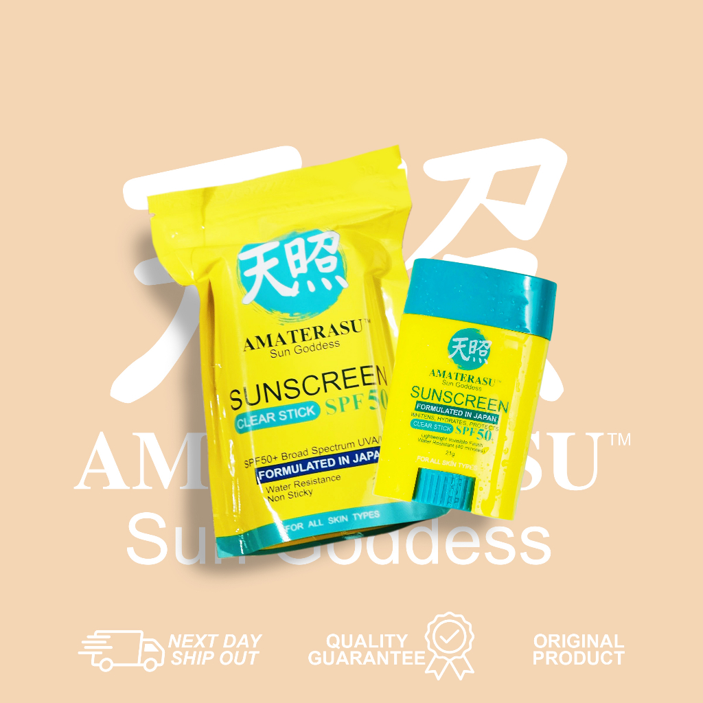 Amaterasu SunGoddess Sunscreen Clear Stick 21g | Shopee Philippines